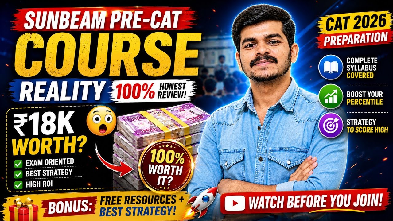 "SUNBEAM Pre-cat Offline Experience 📅 | Full Day Schedule🕒| Self-study ...