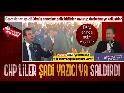 Tuzla Belediye Başkanı Şadi Yazıcı'ya İBB'nin töreninde büyük saygısızlık! Darbetmeye kalkıştılar