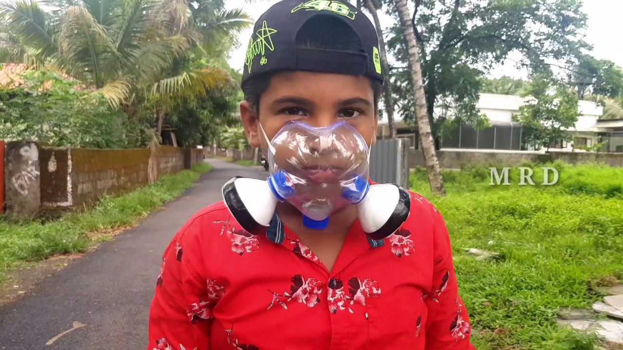 How to make a FACE MASK from plastic bottles at home | MRD | - YouTube