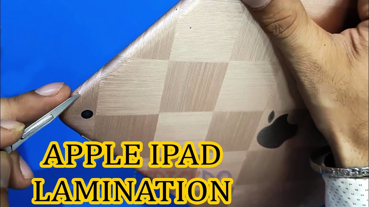 Apple IPAD backside 3d box Tape Laminaton - YouTube