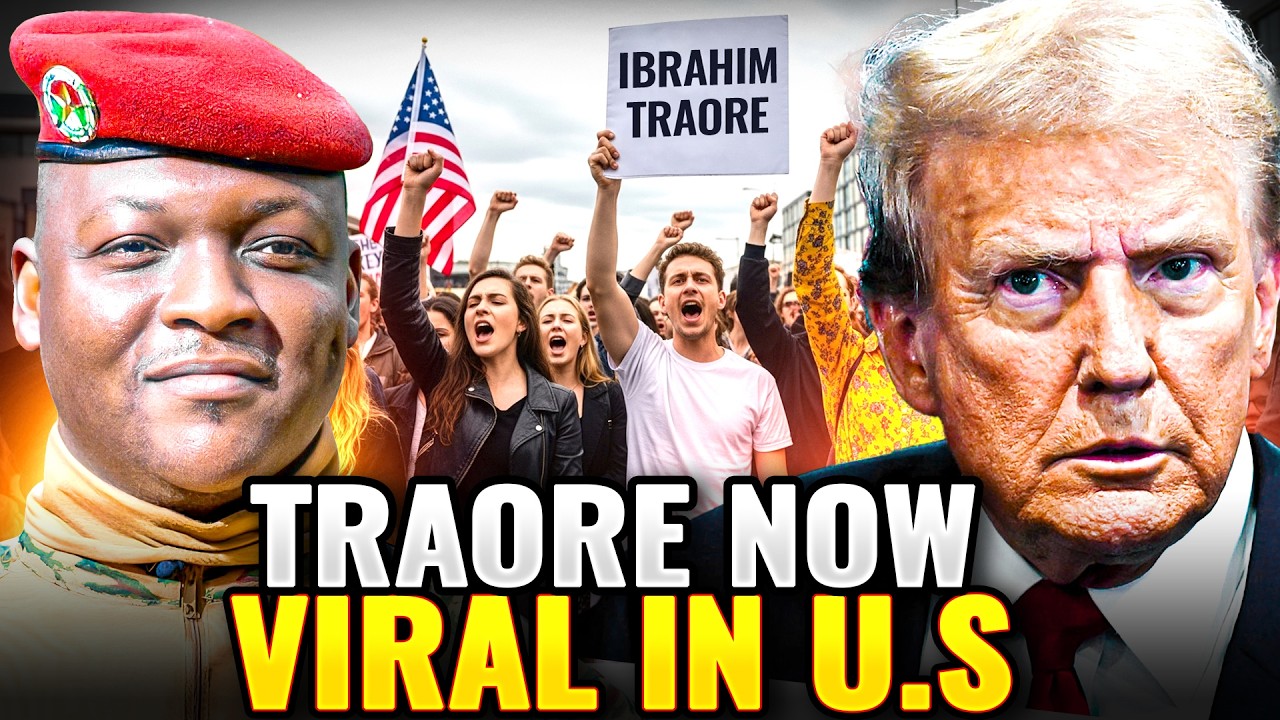 Trump Shocked! Ibrahim Traoré Goes Viral in U.S. Protests - YouTube