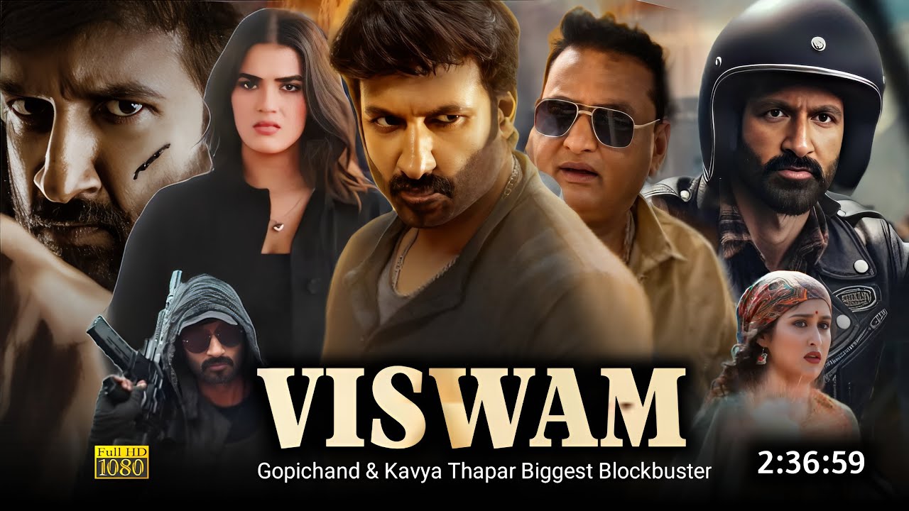 Viswam 2024 Full Movie Hindi Dubbed Collection | Gopichand New Movie ...