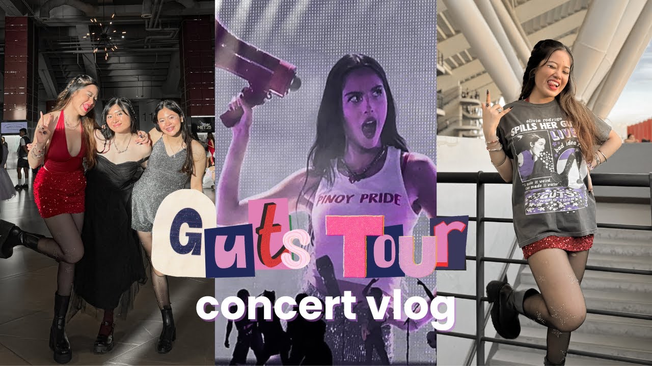 Olivia Rodrigo Guts Tour in Manila: Silver Star Show🌟💜 concert vlog ...