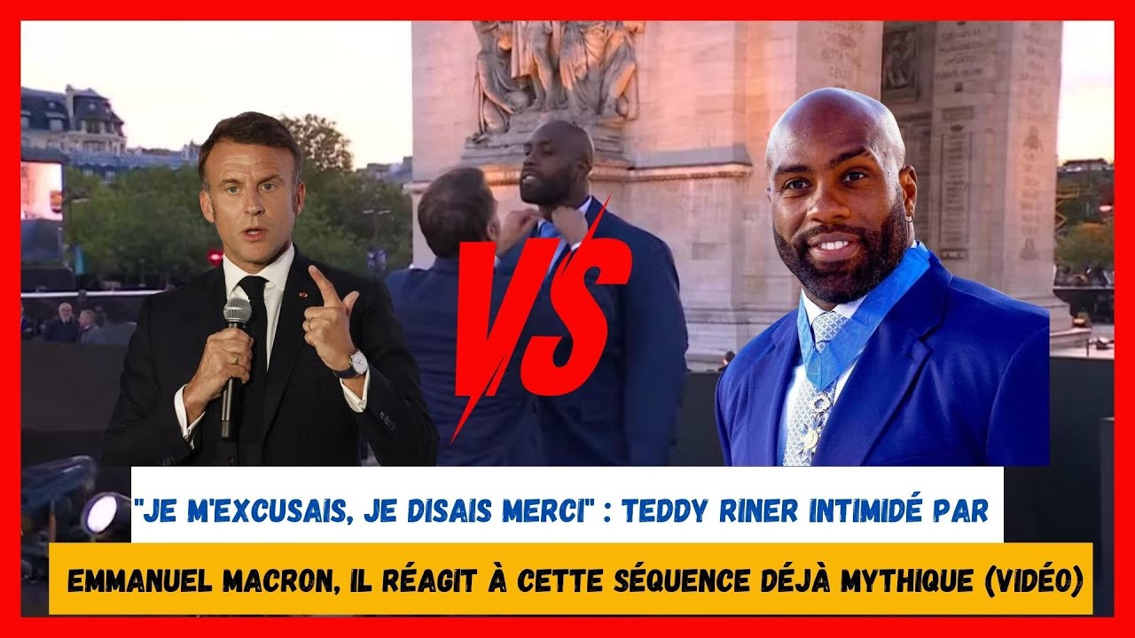 "Rencontre avec Macron : Teddy Riner raconte son moment gênant devenu ...