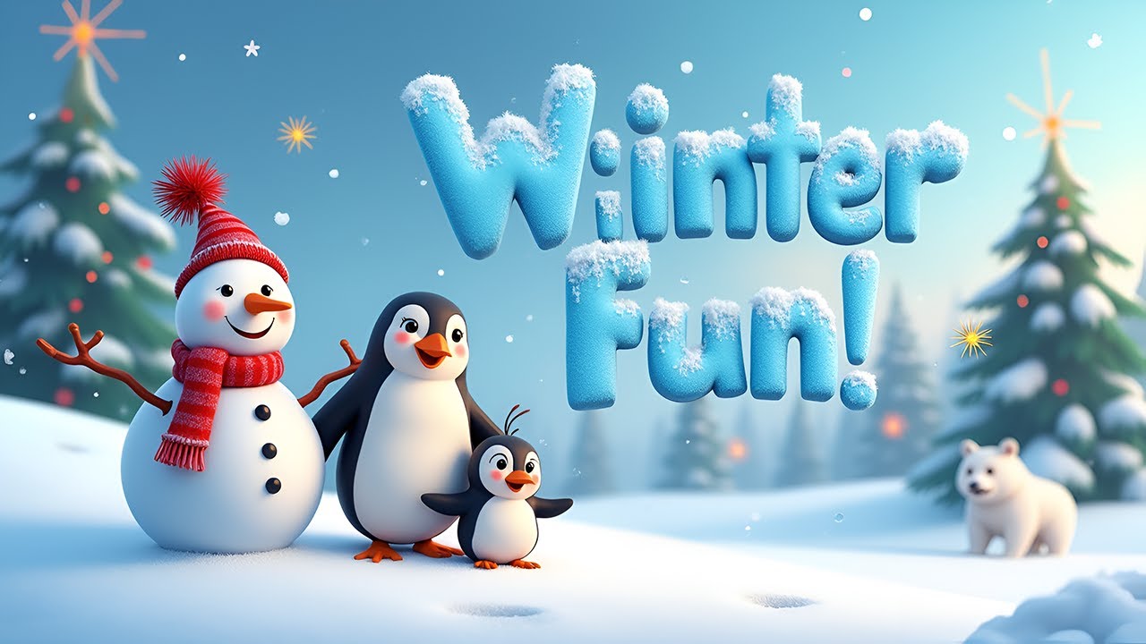 Winter Fun for Kids | Snowy Songs & Rhymes Collection - YouTube