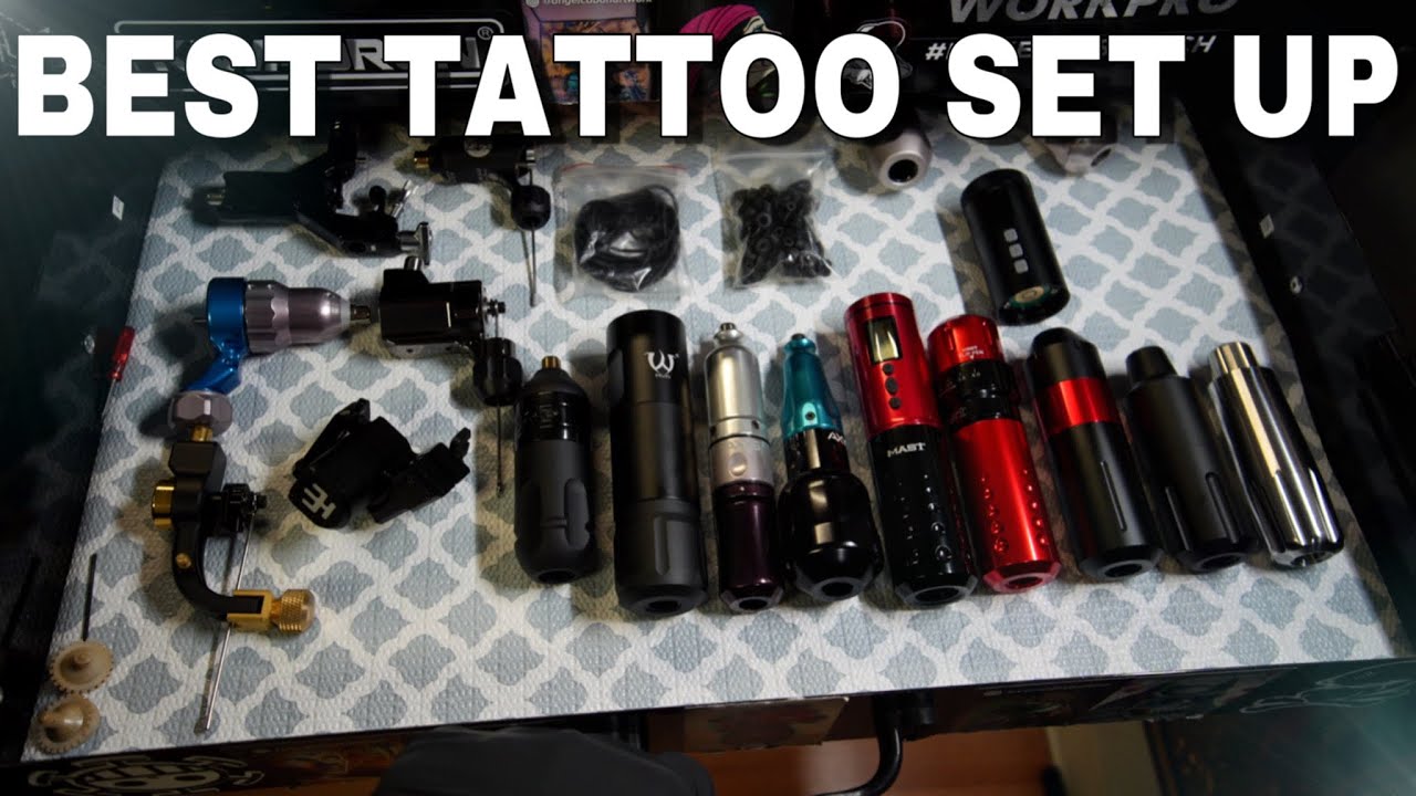 My Favorite Tattoo Set Up - YouTube