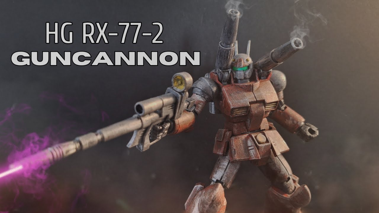 HG RX-78-2 1/144 GUNCANNON CUSTOM BUILD - YouTube