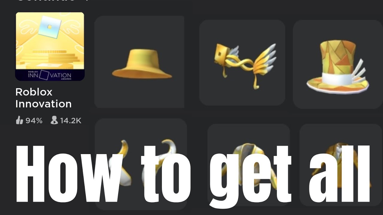 how to get all the golden items in roblox - YouTube