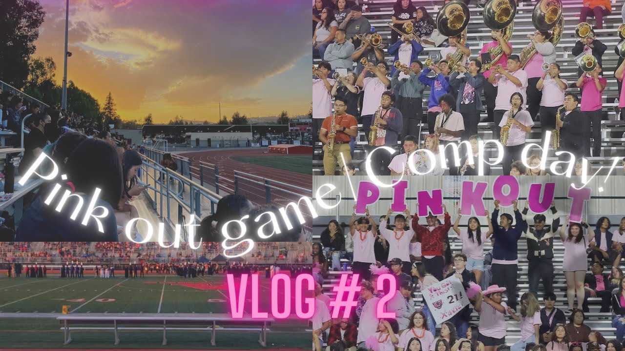 Pink out game and band competition (BAND EDITION)! - YouTube