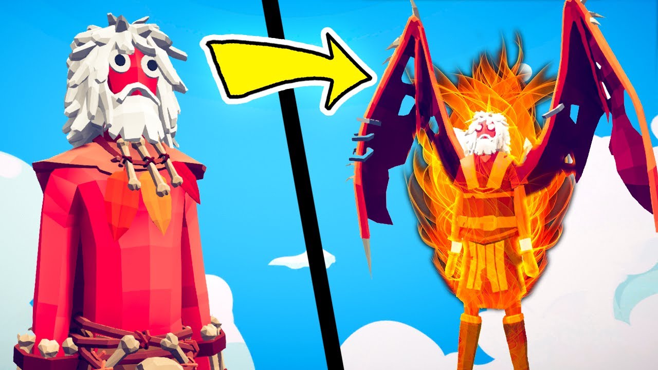 Caveman Becomes an ELEMENTAL FIRE GOD in TABS - YouTube