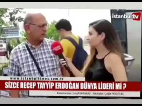 Sizce recep tayyip Erdoğan dunya lideri mi diye soru soran spikere cevabini oyle bir veriyor ki