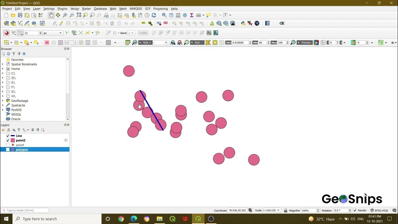 #8 QGIS Vector | Spatial Query - YouTube