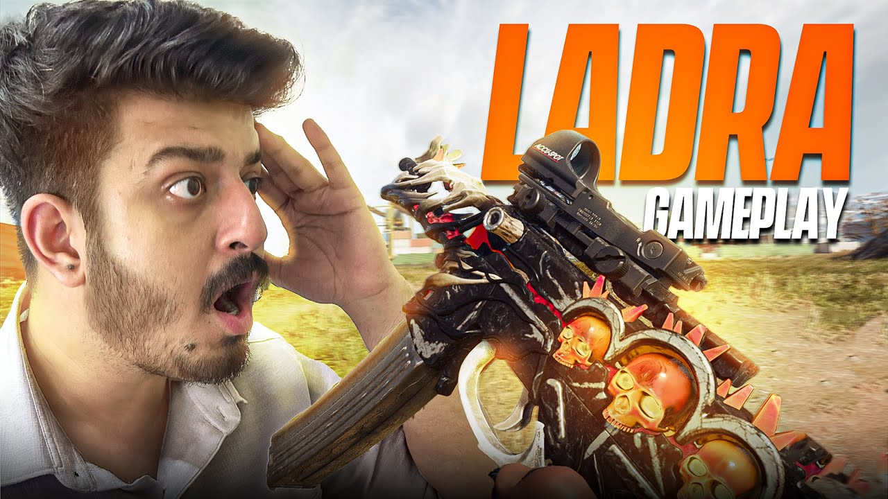 New Meta Gun LADRA Gameplay in Call of Duty WARZONE India || Manav Op ...