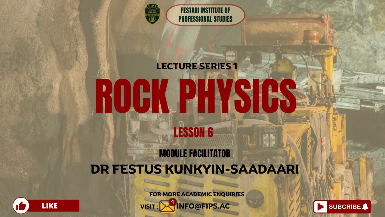ROCK PHYSICS - LECTURE SERIES 1 | LESSON 6 - YouTube