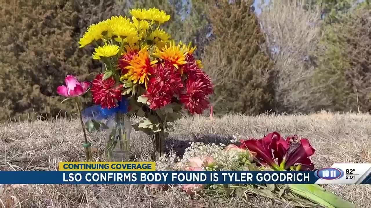 LSO confirms body found is Tyler Goodrich - YouTube