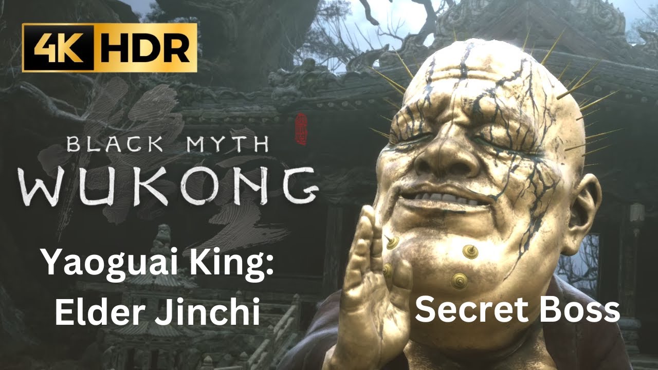 Secret boss/king in chapter 1 Elder Jinchi | 4K HDR #gameplay #wukong ...