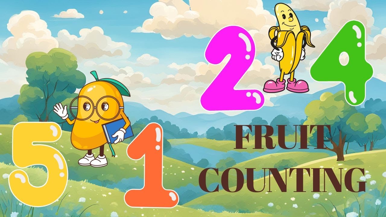 fruit counting song for kids - YouTube
