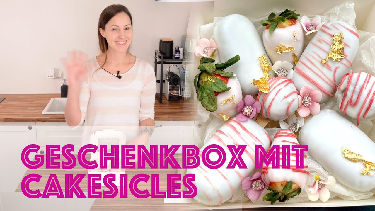 Cakesicles / Kucheneis / Geschenkidee für Valentinstag - YouTube