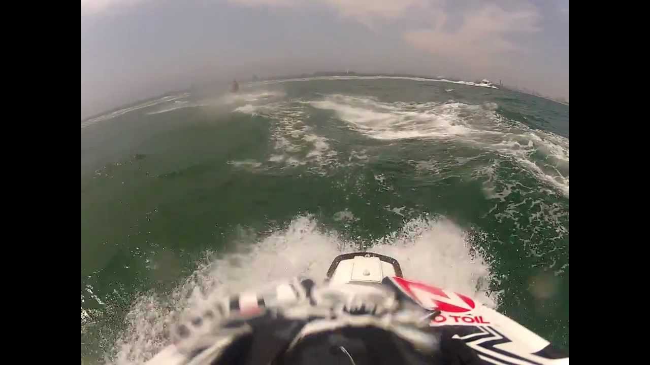 long beach jet ski ride -1- - YouTube