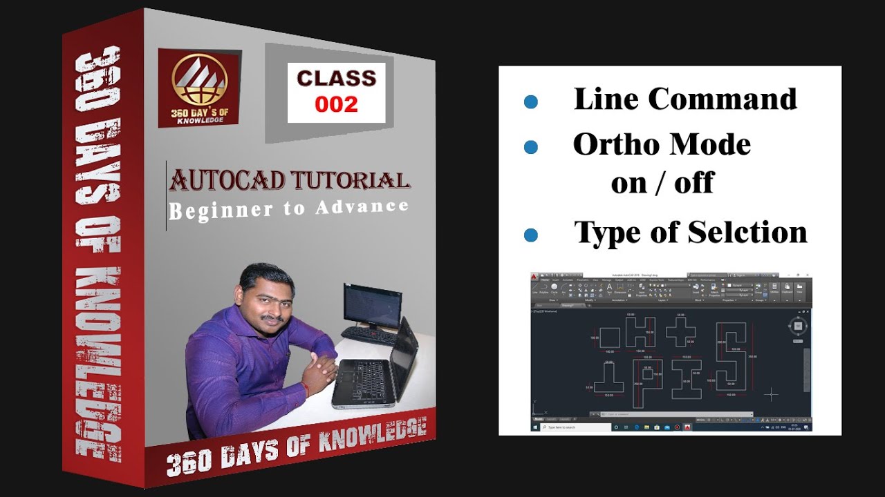 Autocad Tutorial 02 Line Command Ortho Mode On Off Type Of autocad-tutorial-02-line-command-ortho-mode-on-off-type-of