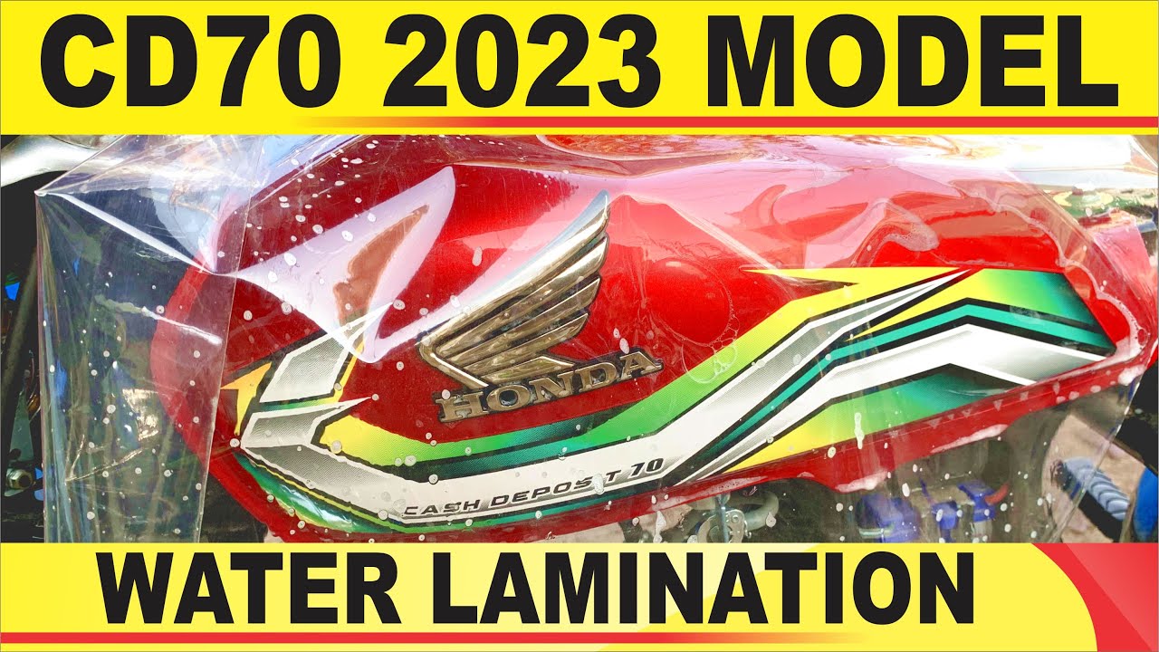 Honda CD70 2023 Wrap | Tanki Lamination | Fuel Tank protection CD70 ...