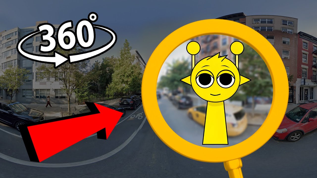 FIND INCREDIBOX SPRUNKI - Simon Yellow | 360º VR Finding challenge ...