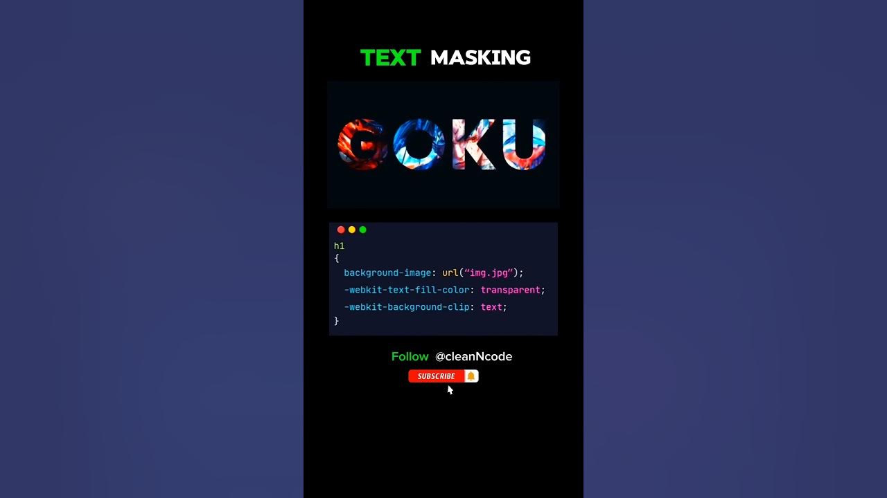 Css Masking 🎭subscribe For More Videos 🤩html Css Javascript Ytshorts Python Mask Css3