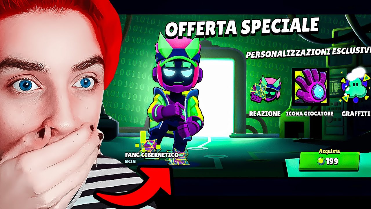 SHOPPO LA NUOVA SKIN HACKER DI FANG SU BRAWL STARS!! - YouTube