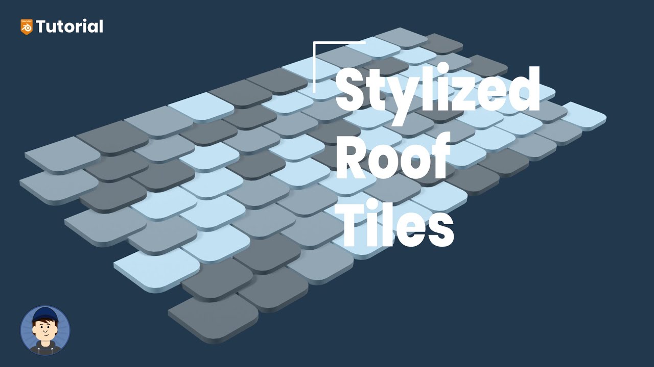 How to make stylized roof tiles in [Blender 3.0] - YouTube