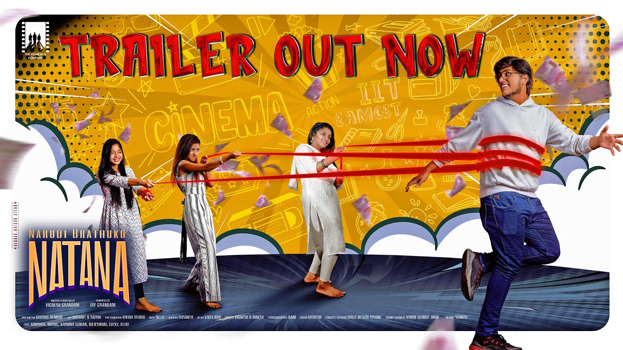 Narudi Brathuku Natana - Official Trailer | Vignesh Grandam | Jay ...