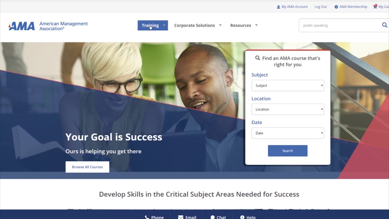 AMA's New Website - YouTube