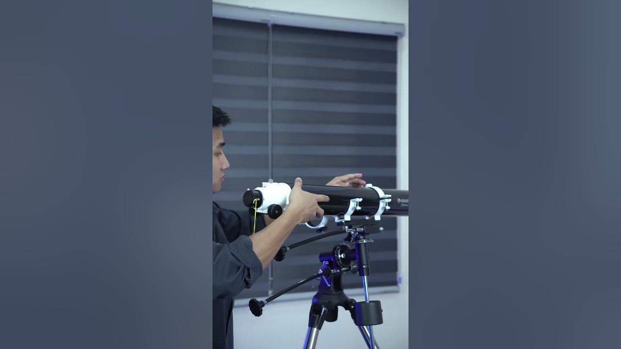 Lắp đặt kính thiên văn celestron deluxe 80eq - YouTube