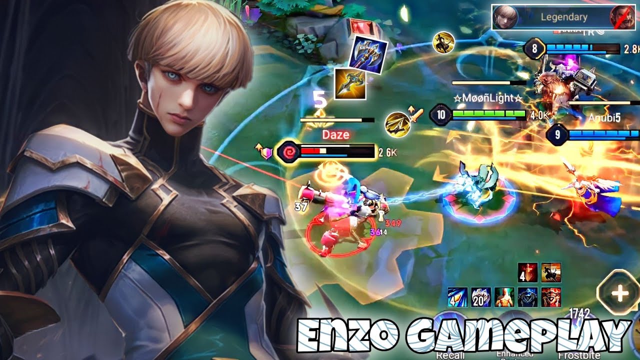 Enzo Jungle Pro Gameplay | Leviathan Best Build For Enzo | Arena of Valor Liên Quân mobile CoT ...