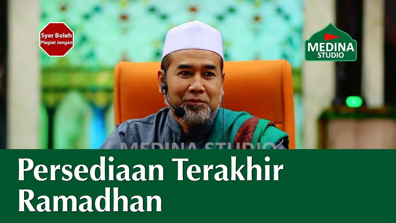 Ustaz Dr. Shihabuddin Muhaimin - Persediaan Terakhir Ramadhan - YouTube