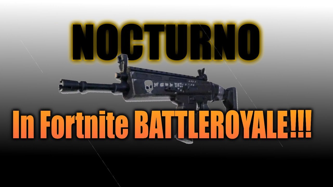 How to get the Nocturno in Fortnite Battle Royale (PC ONLY) - YouTube