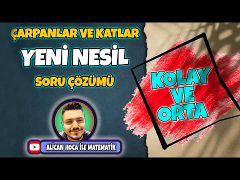 LGS MATEMATİK YENİ NESİL SORU ÇÖZÜMÜ | ÇARPANLAR VE KATLAR SORU ÇÖZÜMÜ | 8. SINIF MATEMATİK | #2