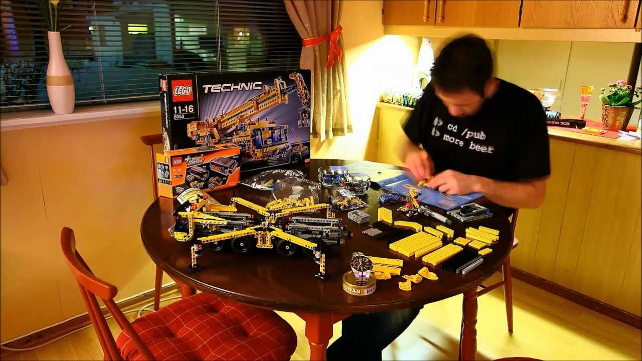Lego Technic 8053 timelapsed assembly - YouTube