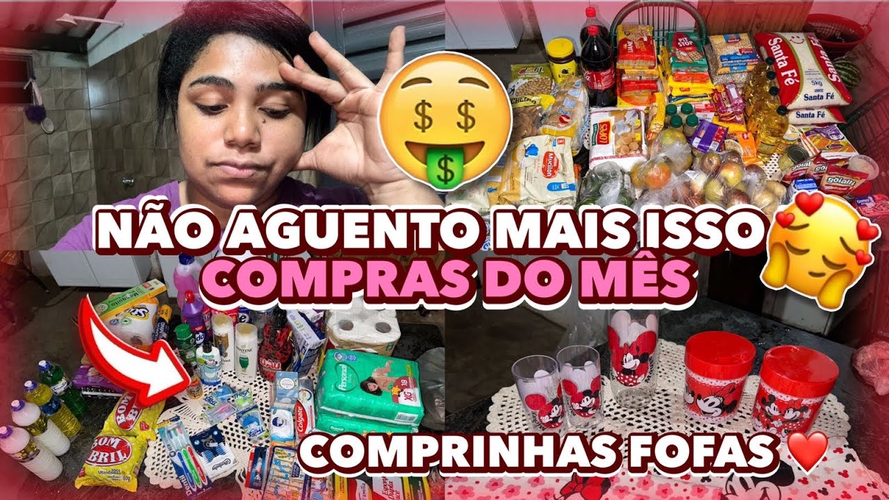 QUASE DESISTI 🥲COMPRAS DO MÊS 🥰COMPRINHAS FOFAS PRO LAR 🥰 - YouTube
