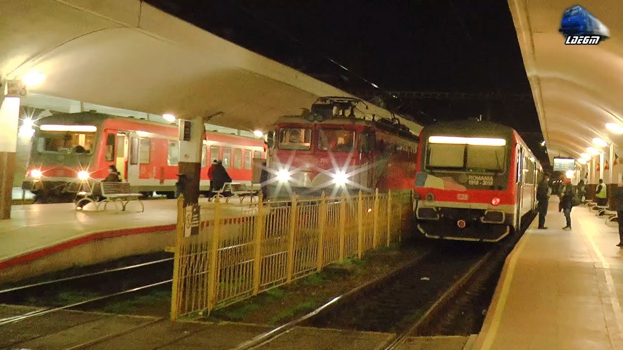 Trenurile Serii în Gara Cluj Napoca/Evening Train in Cluj Napoca Train ...