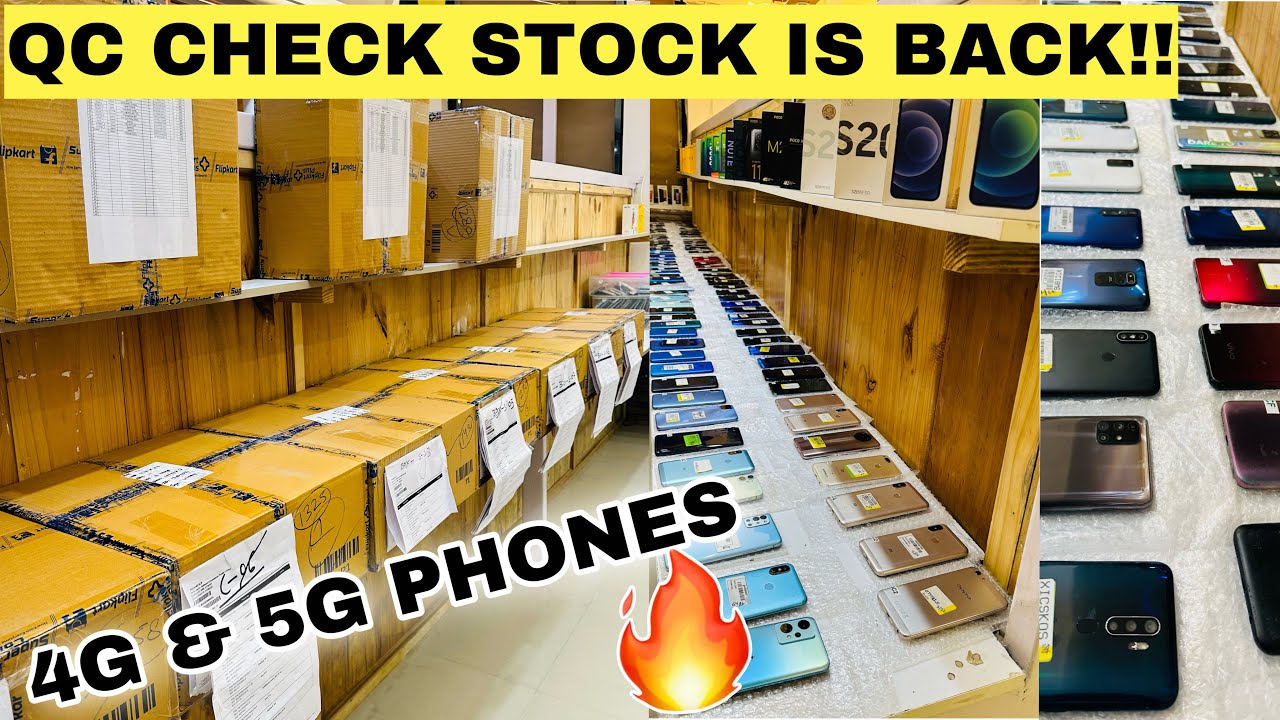 4G & 5G Phones🔥Qc Check Phones Stock🔥| Flipkart D Grade Phones ...