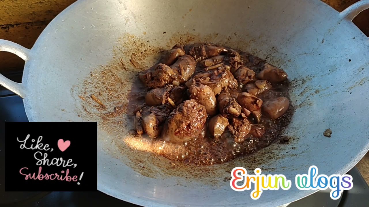 Simpleng Adobo atay ng manok - YouTube