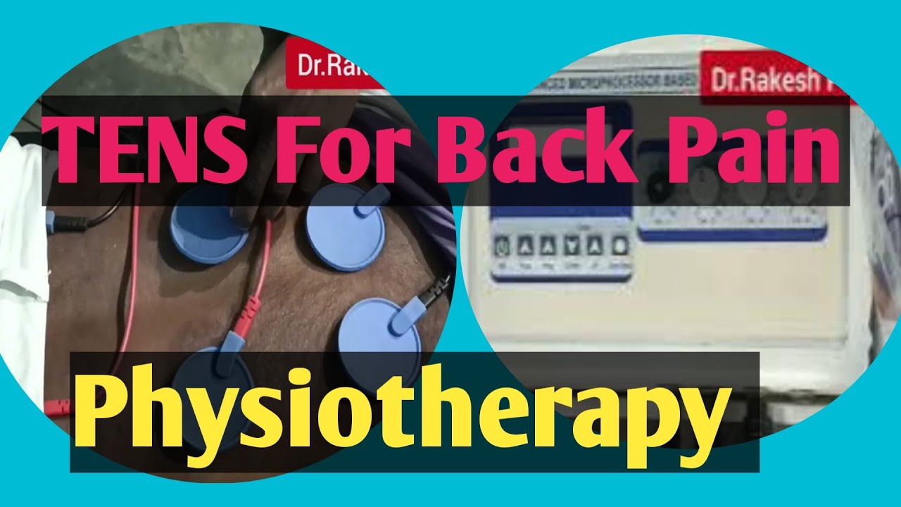 Tens physiotherapy | Back pain | Tens physiotherapy for back pain - YouTube