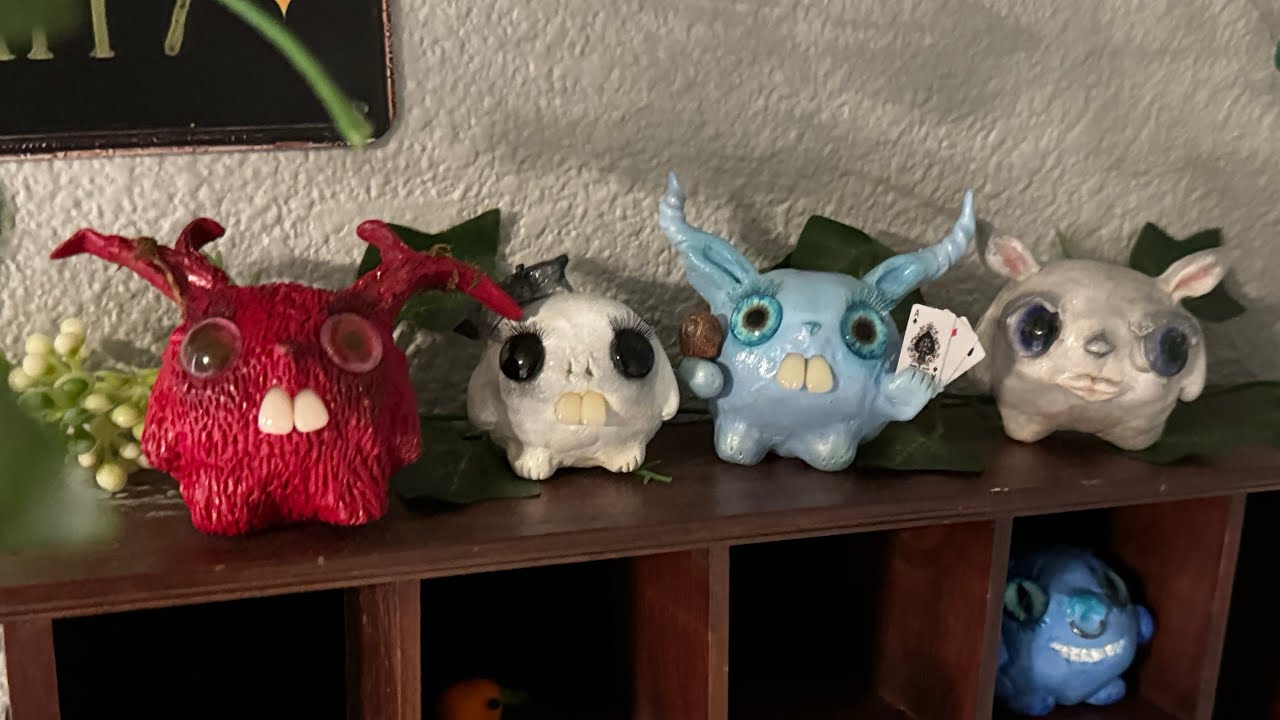 Making Creatures for Halloween (happy new year lol) - YouTube