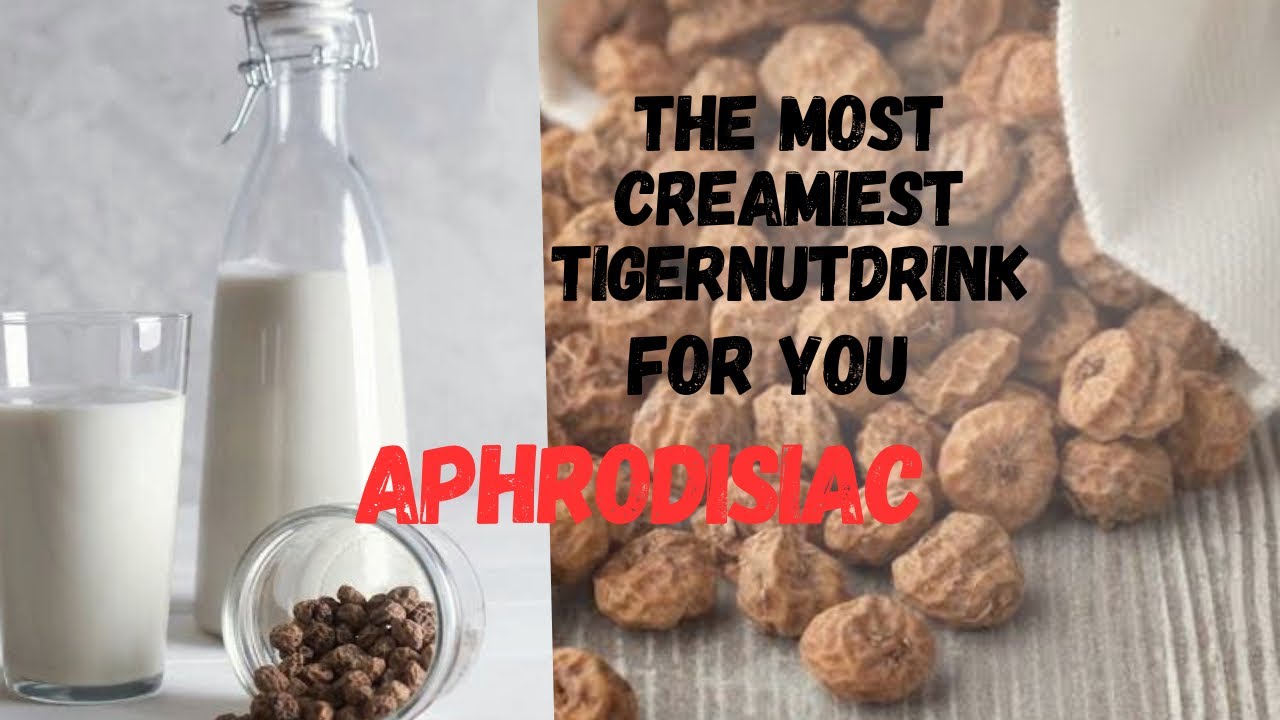 HOW TO MAKE THE MOST NUTRITIOUS TIGER NUT DRINK AT HOME. #youtube # ...