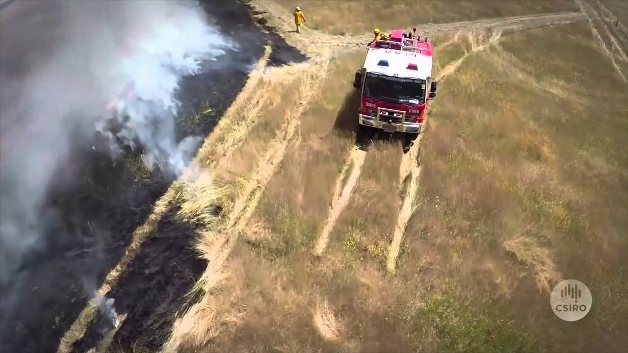 Grass curing fire testing - YouTube