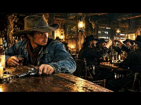 Bandits Drink Freely, Unaware a Top Cowboy Is Lurking in the Shadows to Take Them All Down! |Western