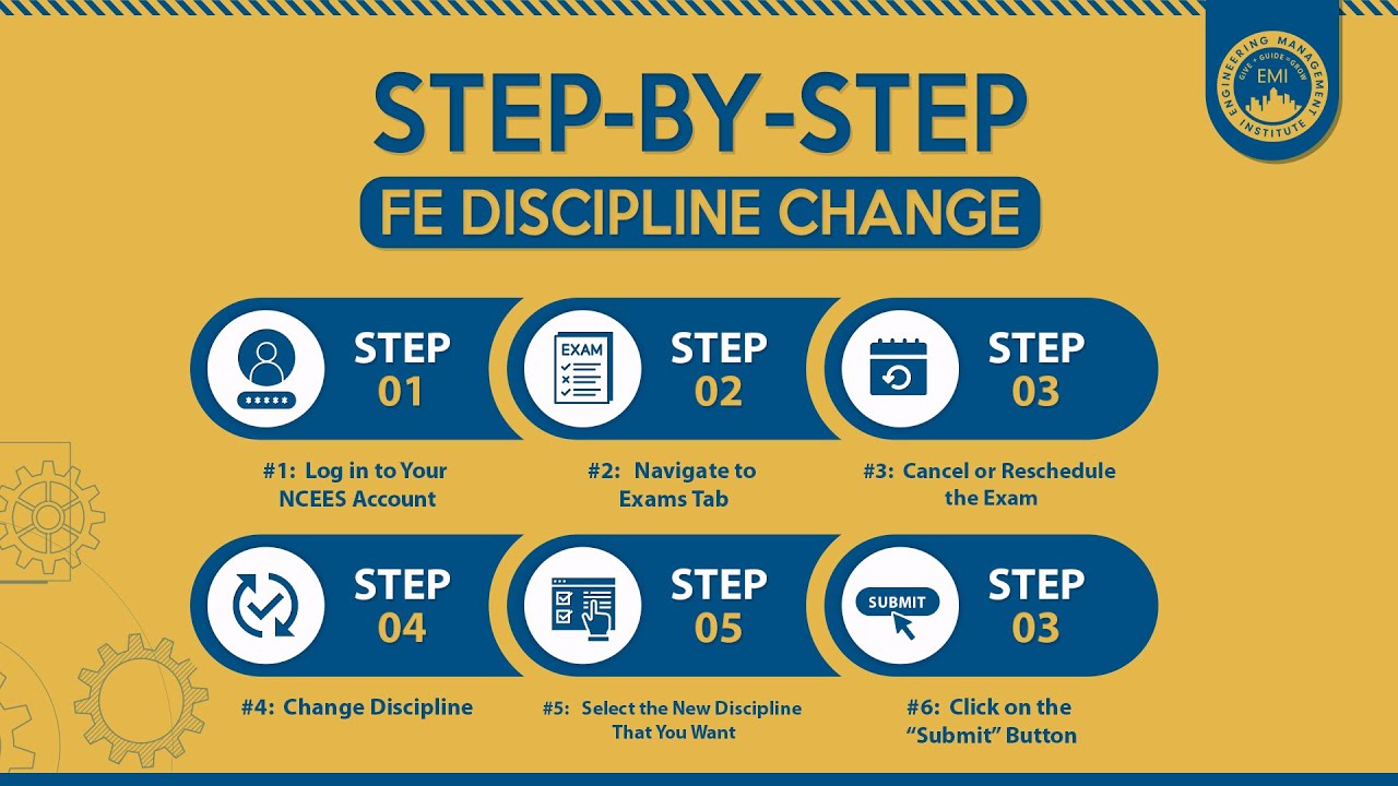 Changing Your FE Exam Discipline: A Step-by-Step Guide - YouTube