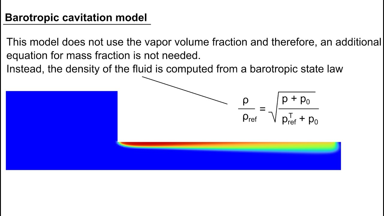 Ansys Fluent UDF Tutorial: Barotropic Cavitation Model - YouTube