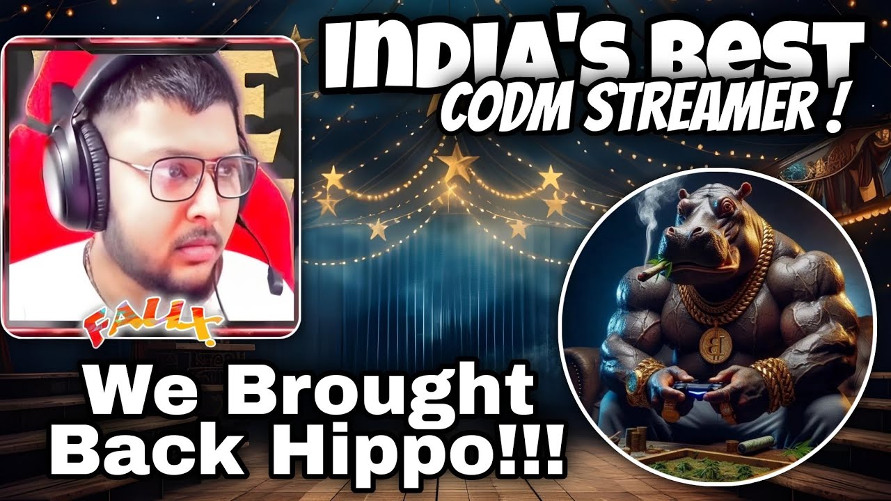 India's Best CODM Streamer & The Story Behind Hippo's Comeback! - YouTube