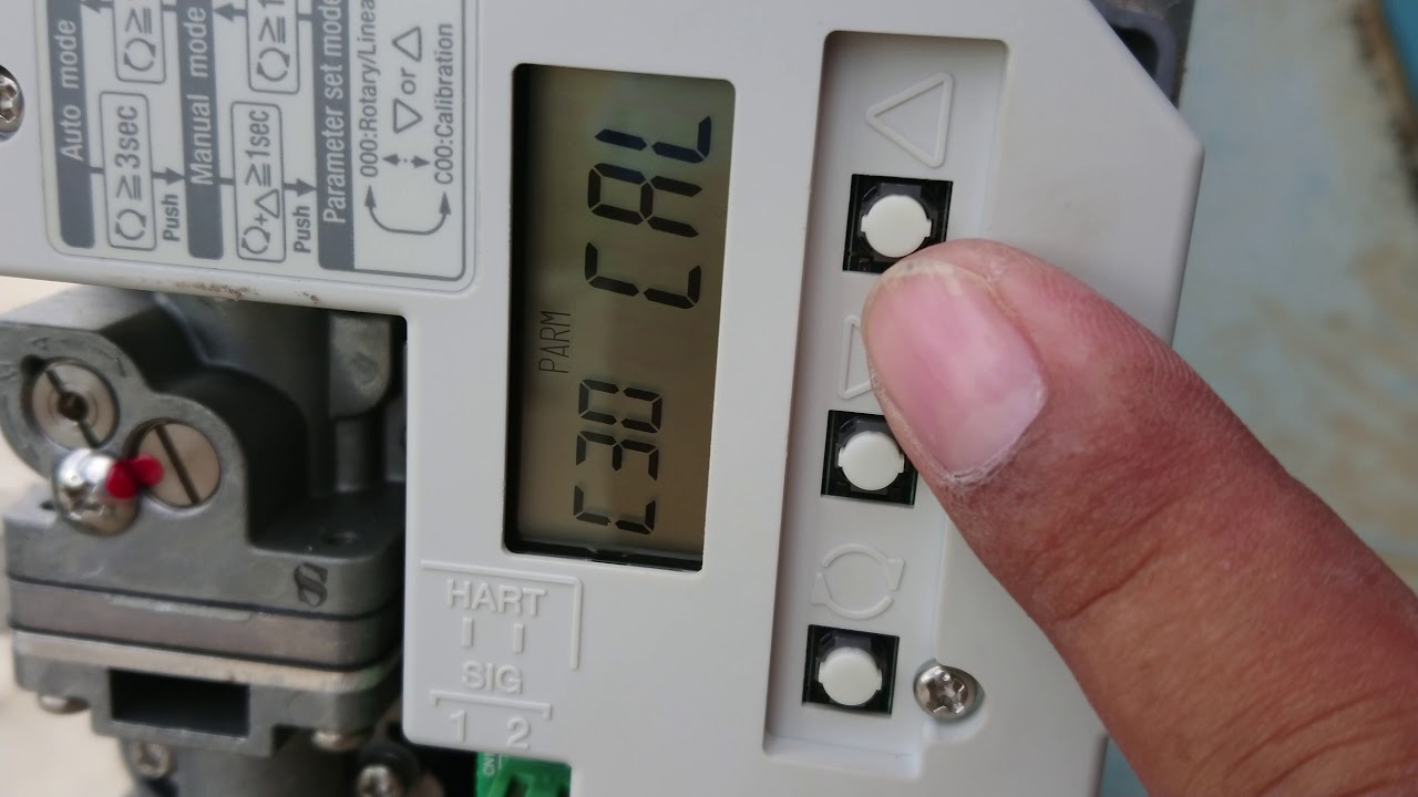 Auto cal Smart Positioner IP8101 3 step. - YouTube